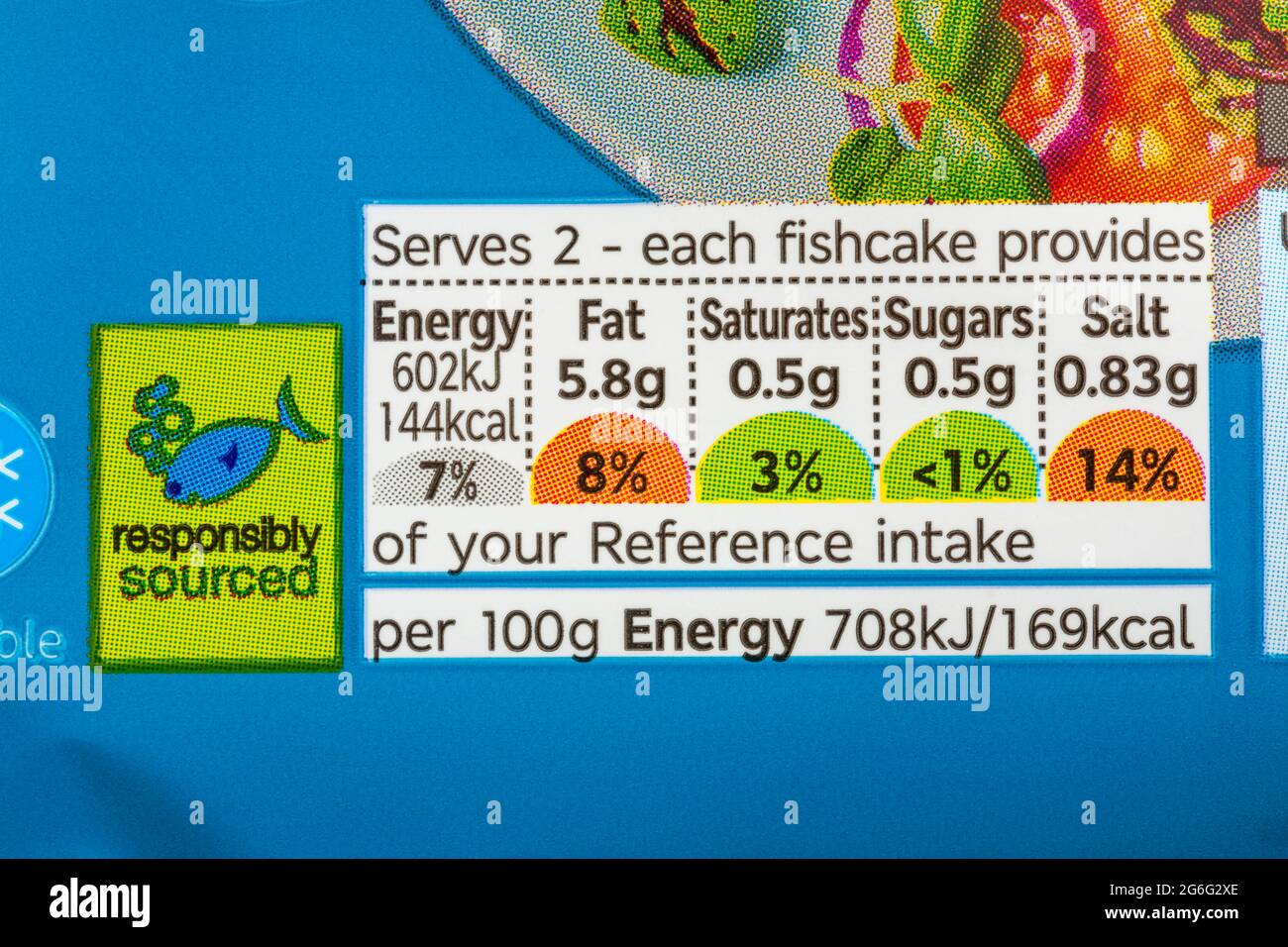 nutritional information traffic light system labelling with colour ...