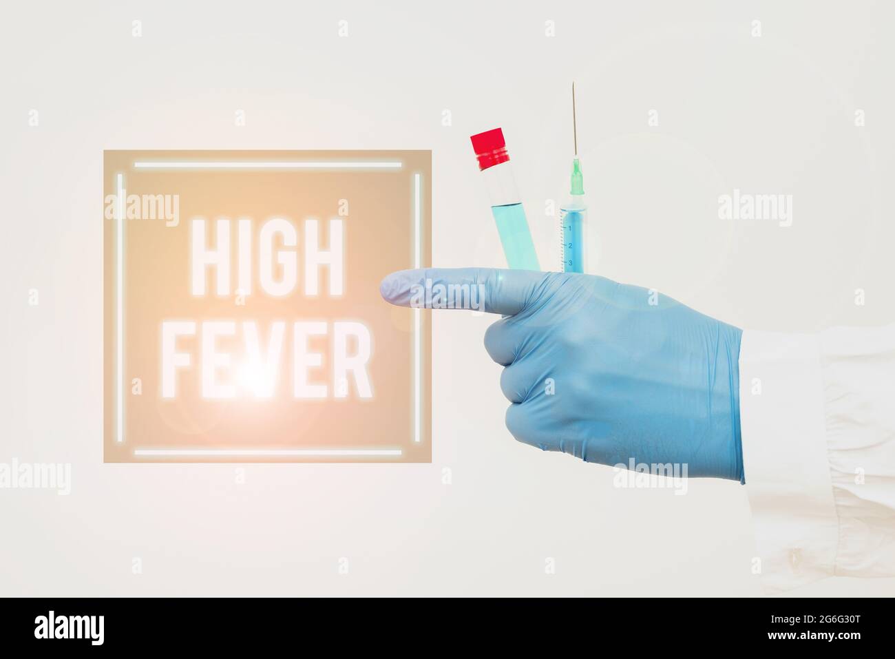Inspiration showing sign High Fever. Internet Concept medical condition ...