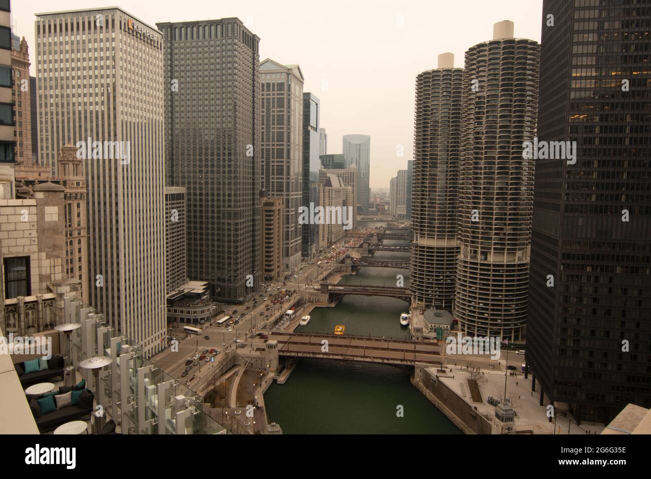 Chicago usa aerial hi-res stock photography and images - Alamy