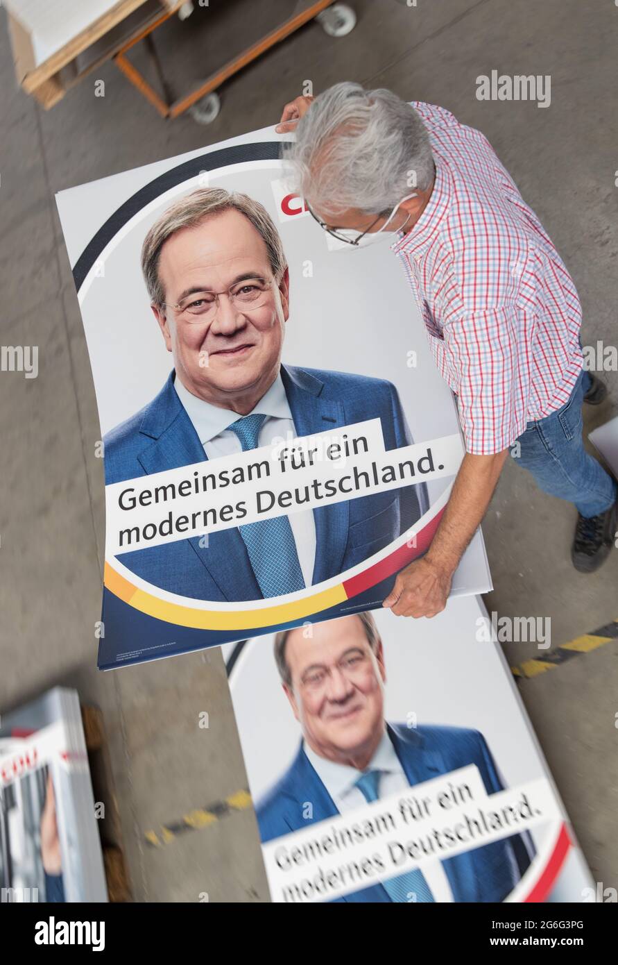 German election posters 2021 hi-res stock photography and images - Alamy