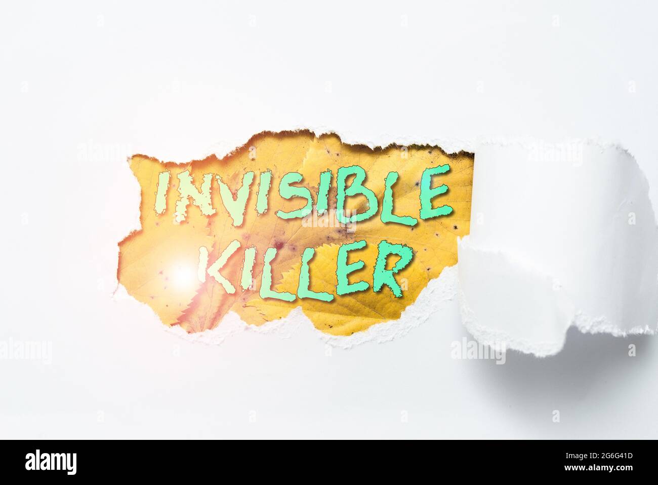 Text sign showing Invisible Killer. Word Written on presence into the ... Text sign showing Invisible Killer. Word Written on presence into the ...