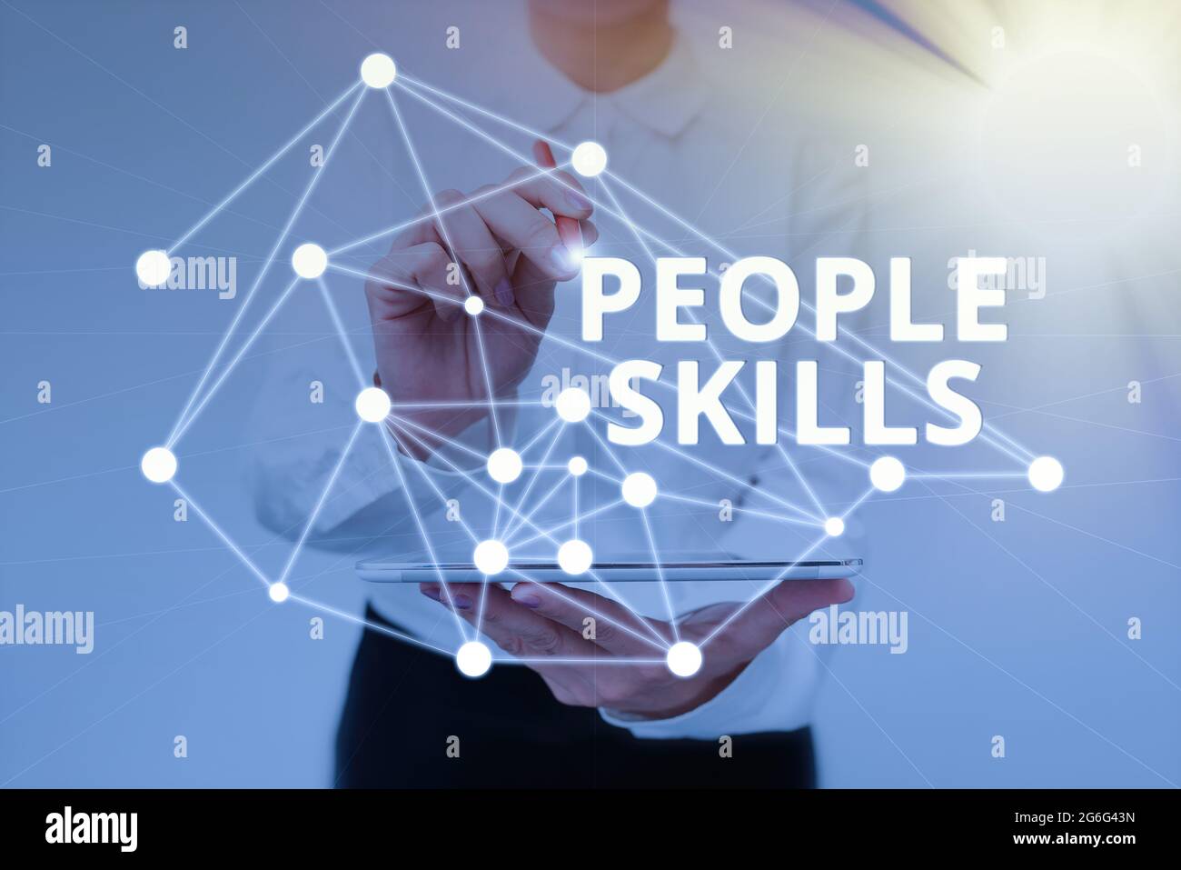 Handwriting text People Skills. Word Written on Get Along well ...