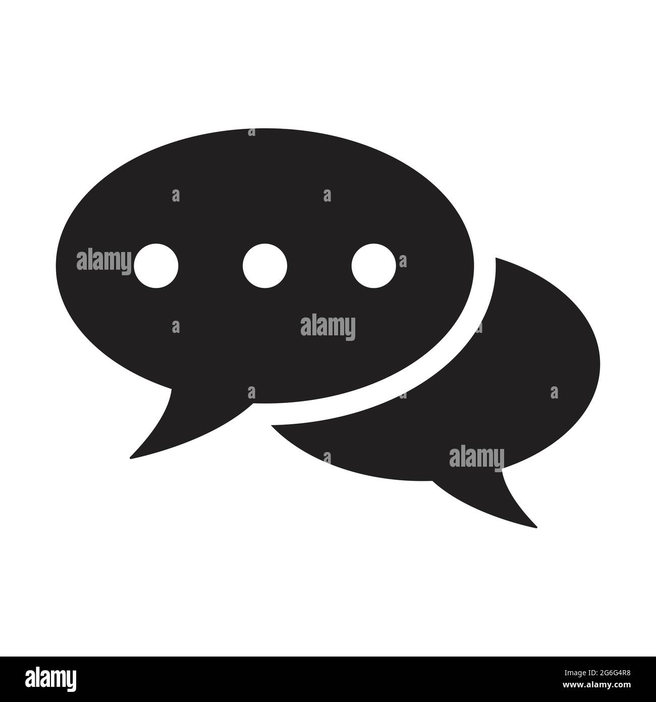 Speech bubbles icon vector for graphic design, logo, web site, social ...