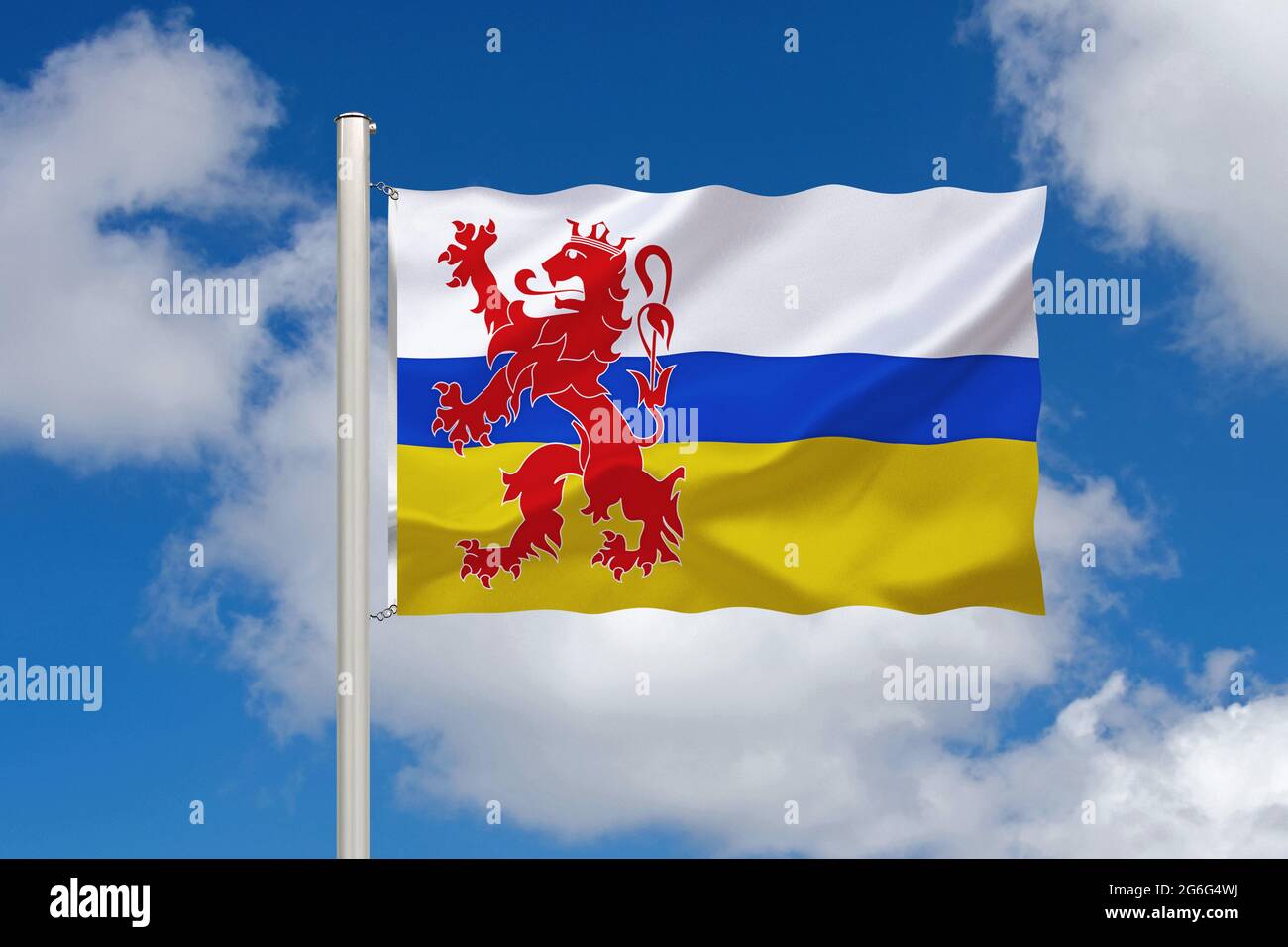 flag of Limburg, Netherlands, Limburg Stock Photo - Alamy