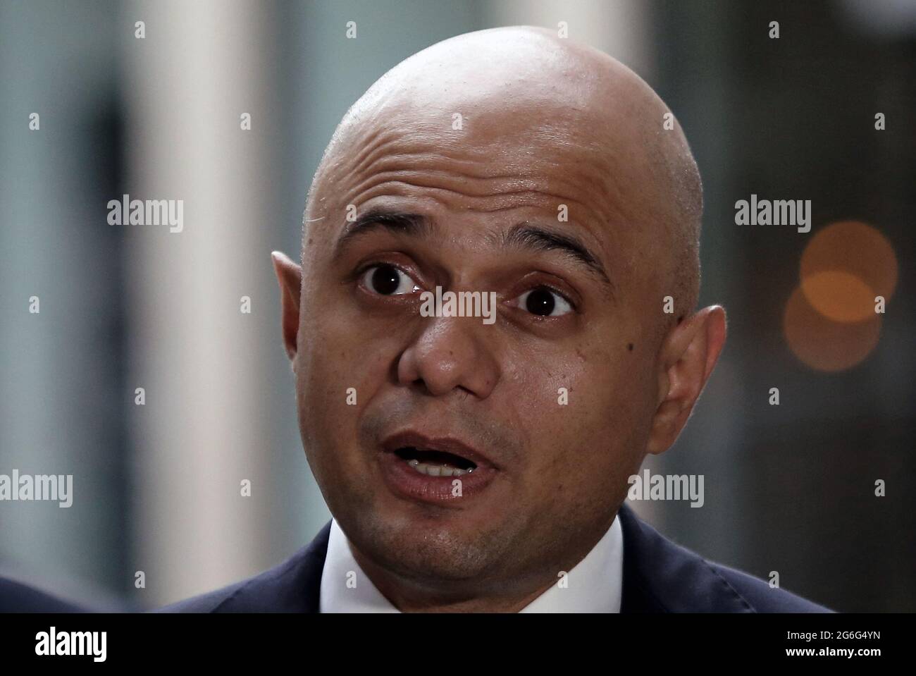 London, England, UK. 6th July, 2021. UK Secretary of State fo Health ...