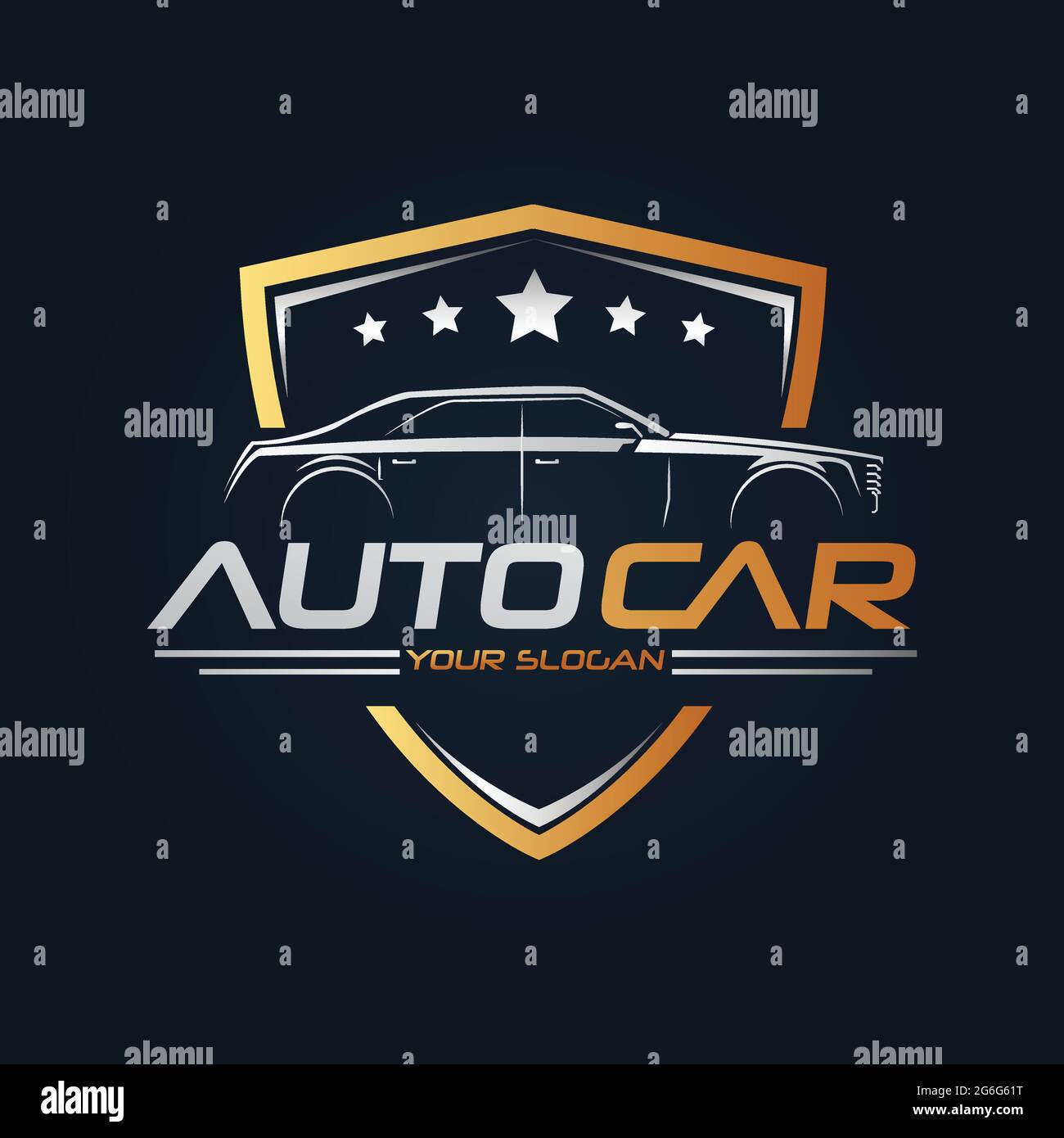 Car Garage Premium Concept Logo Design Stock Vector Image & Art - Alamy