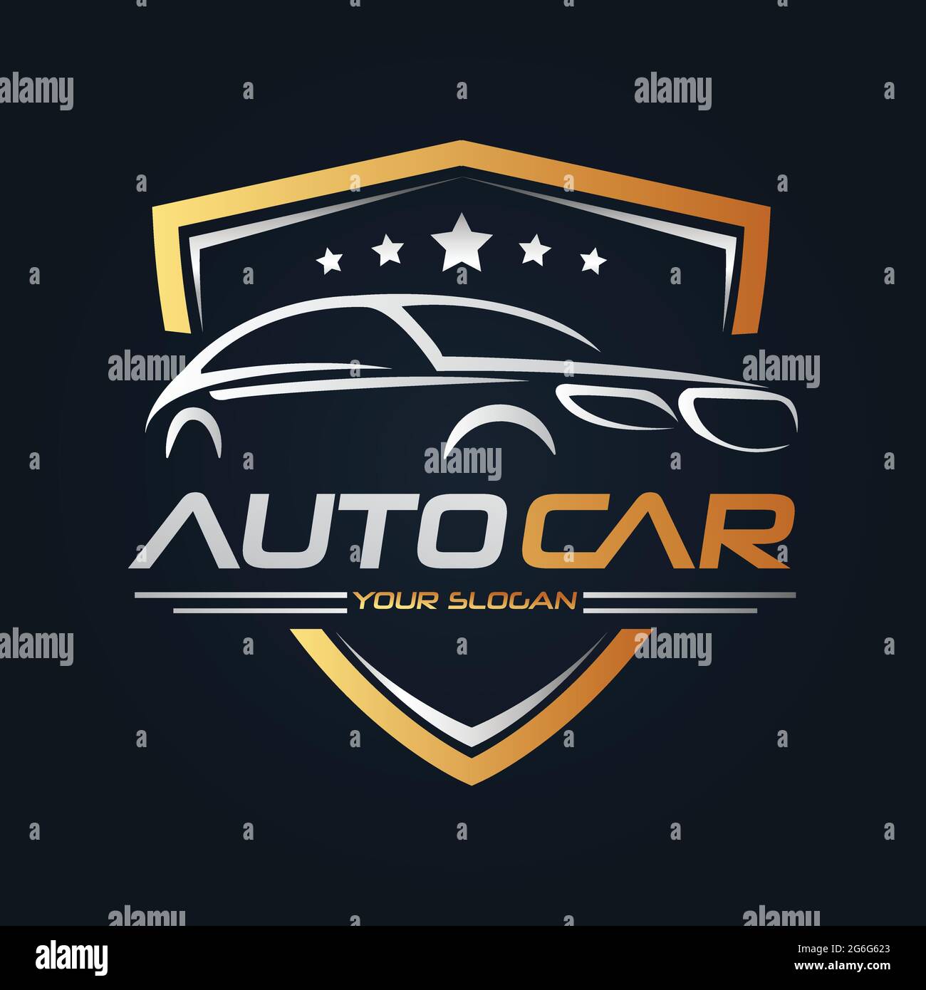 Car Garage Premium Concept Logo Design Stock Vector Image & Art - Alamy