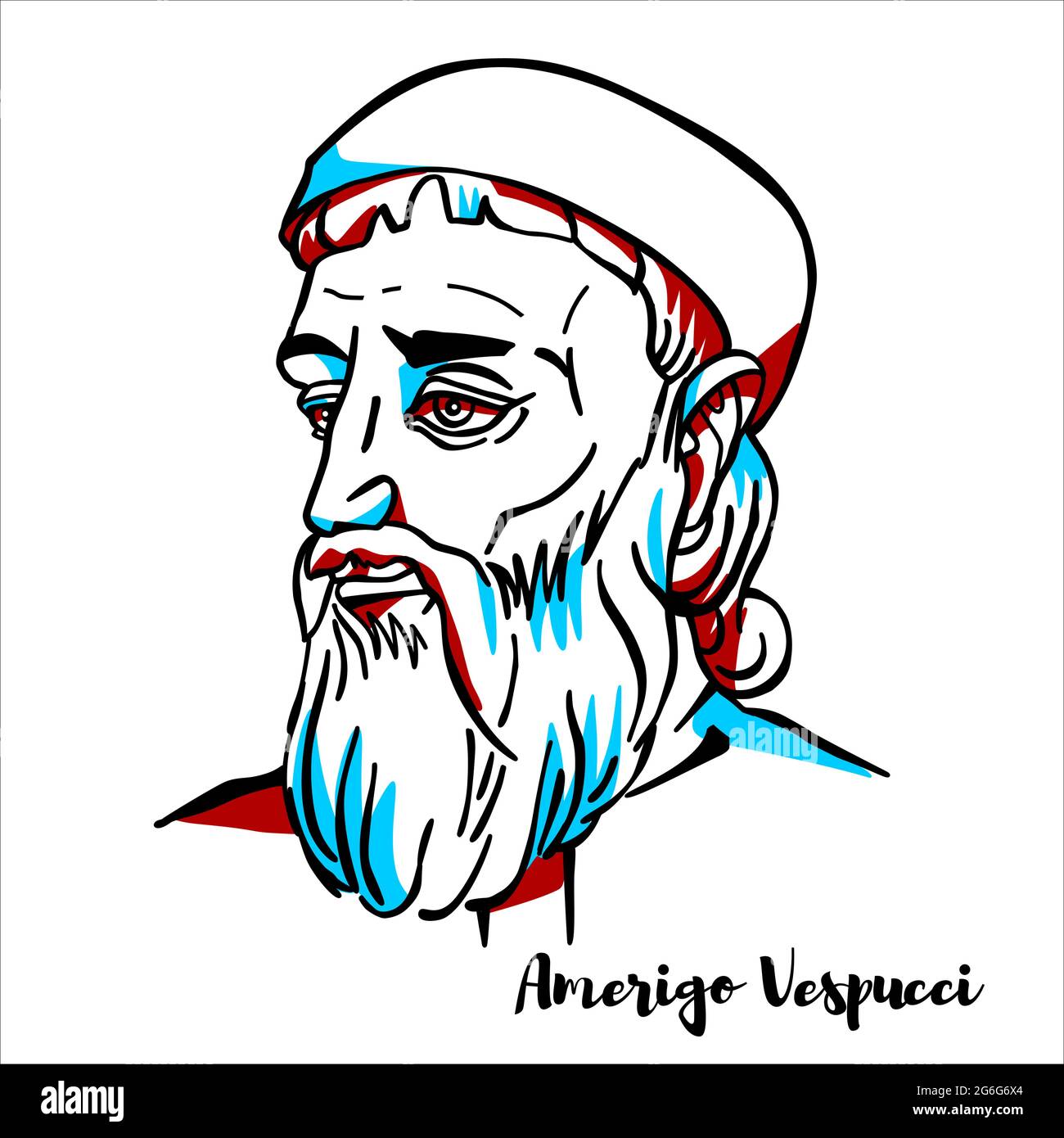 Portrait amerigo vespucci hi-res stock photography and images - Alamy