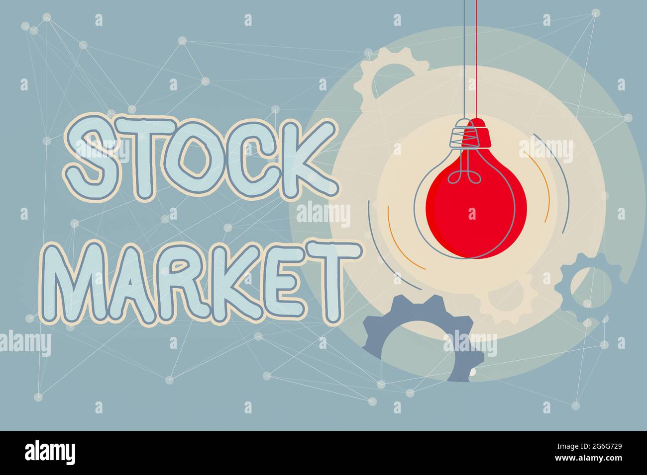 Text sign showing Stock Market. Concept meaning Particular market where ...