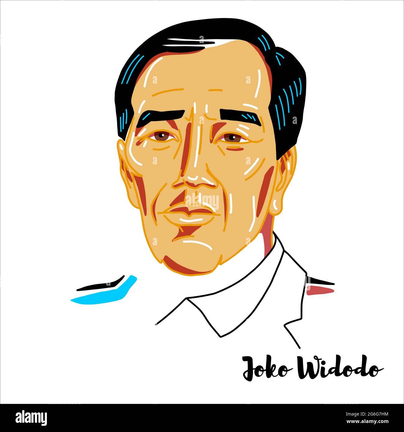 President joko widodo Stock Vector Images - Alamy
