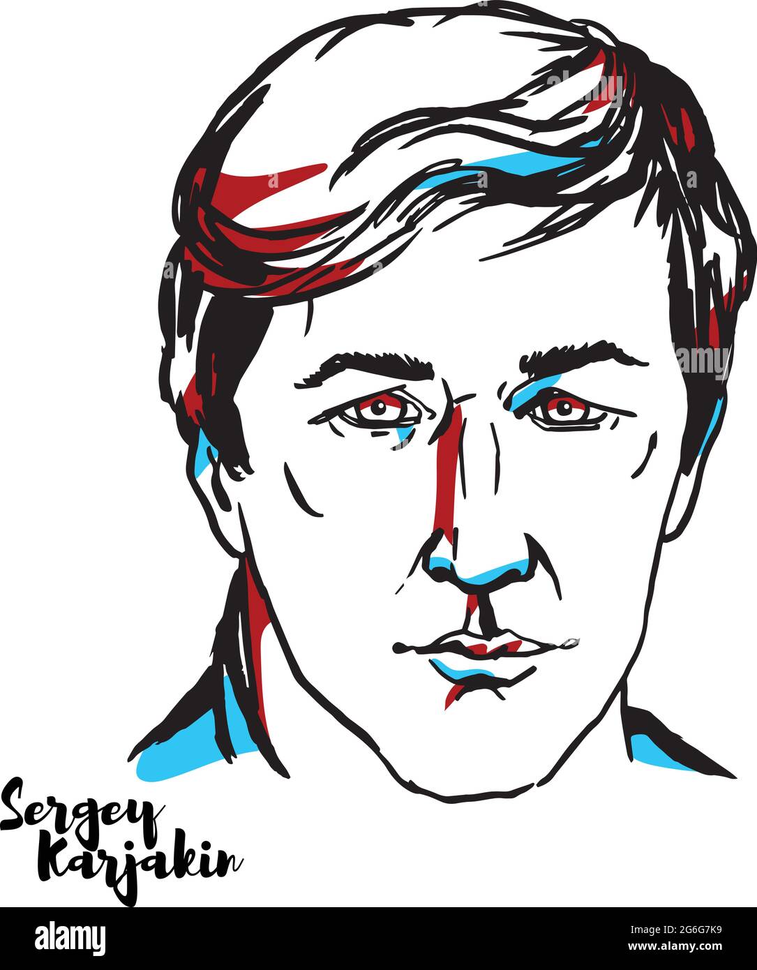 Sergey karjakin Stock Vector Images - Alamy