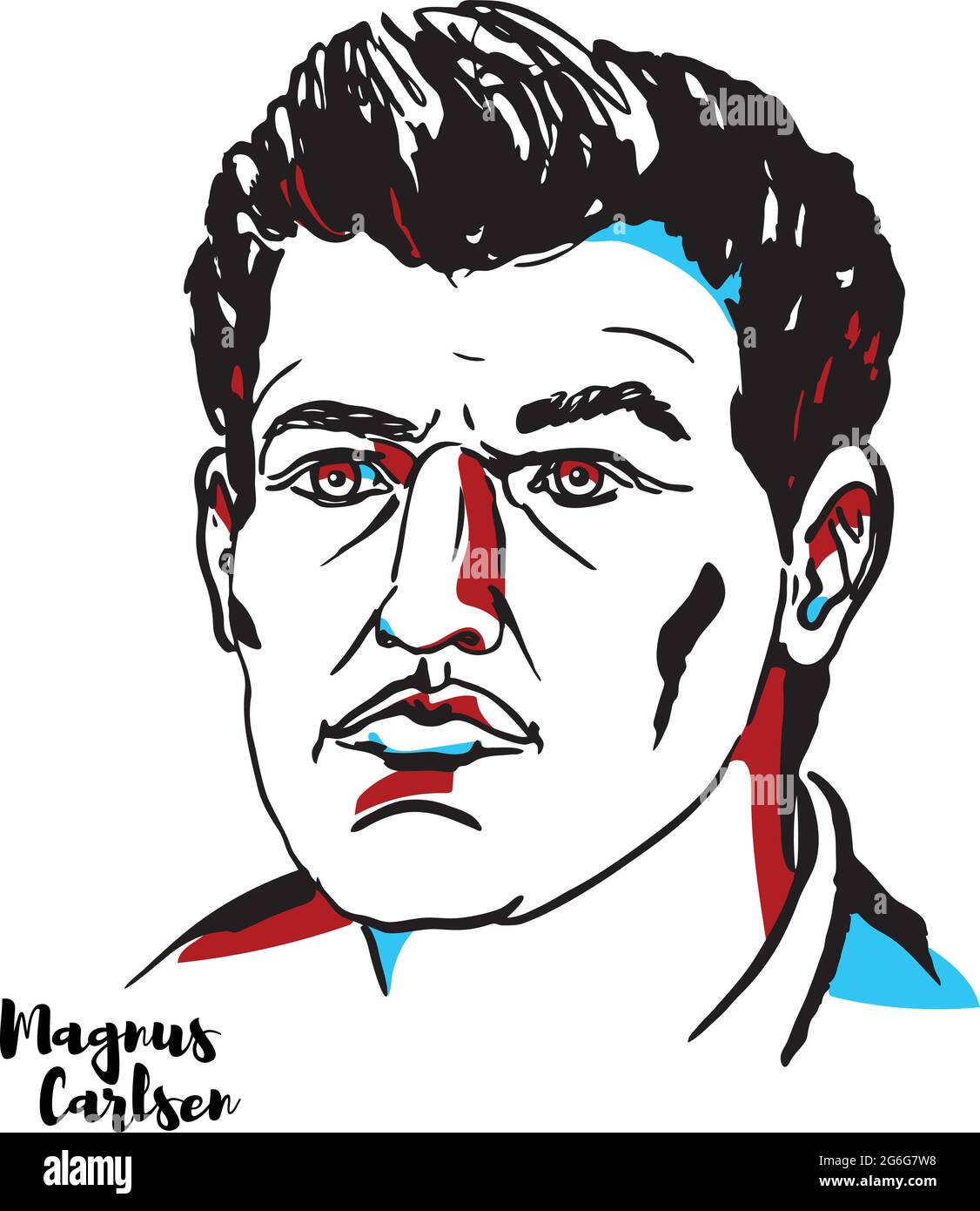 Magnus carlsen Stock Vector Images - Alamy