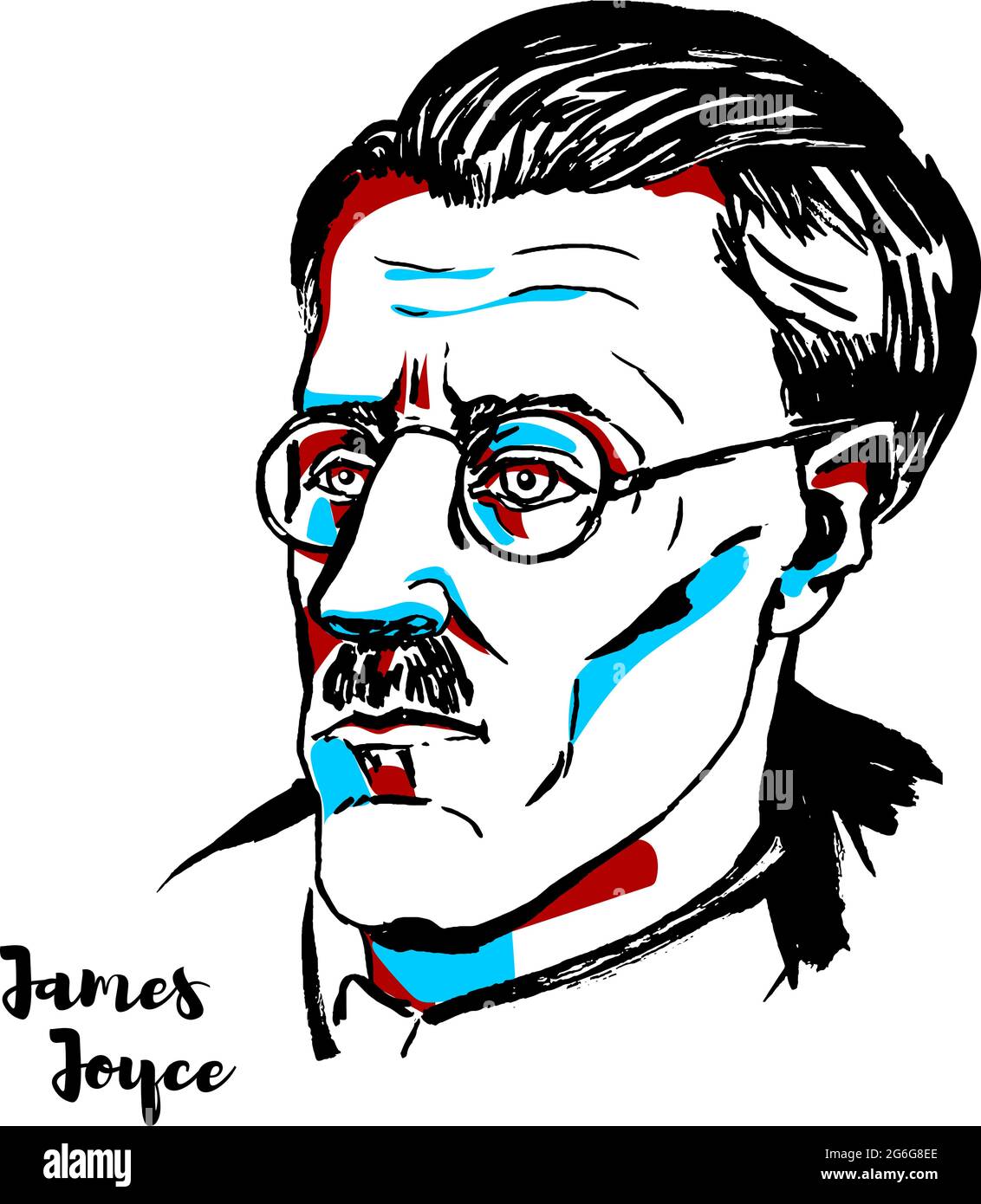 James joyce book Stock Vector Images - Alamy