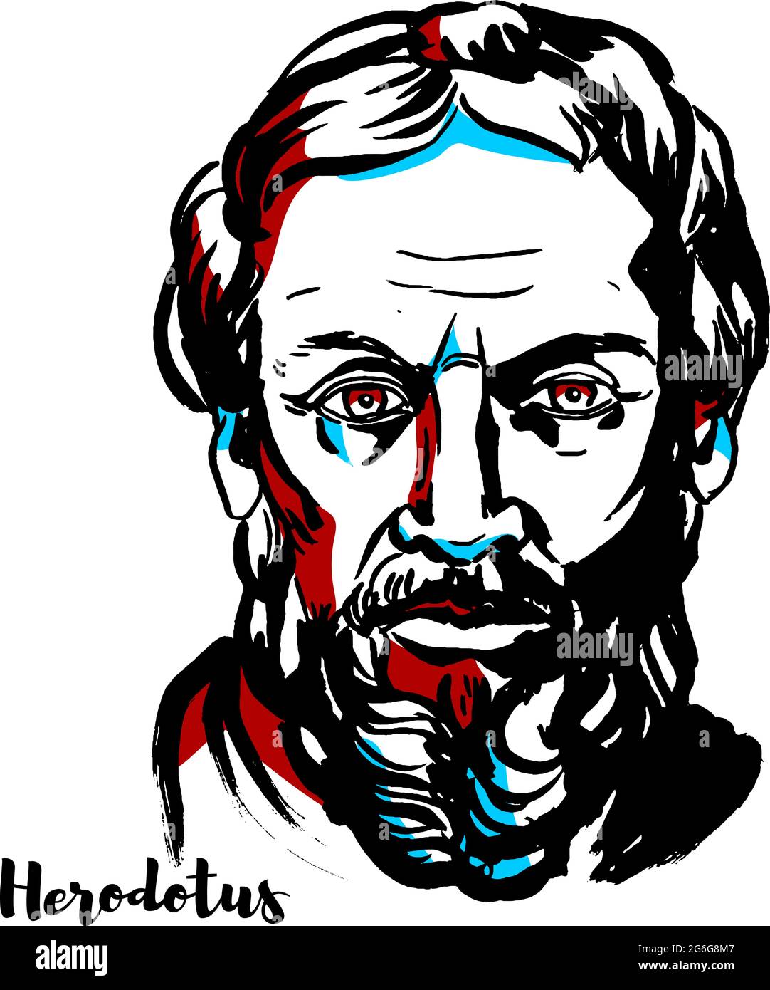 Herodotus face Cut Out Stock Images & Pictures - Alamy