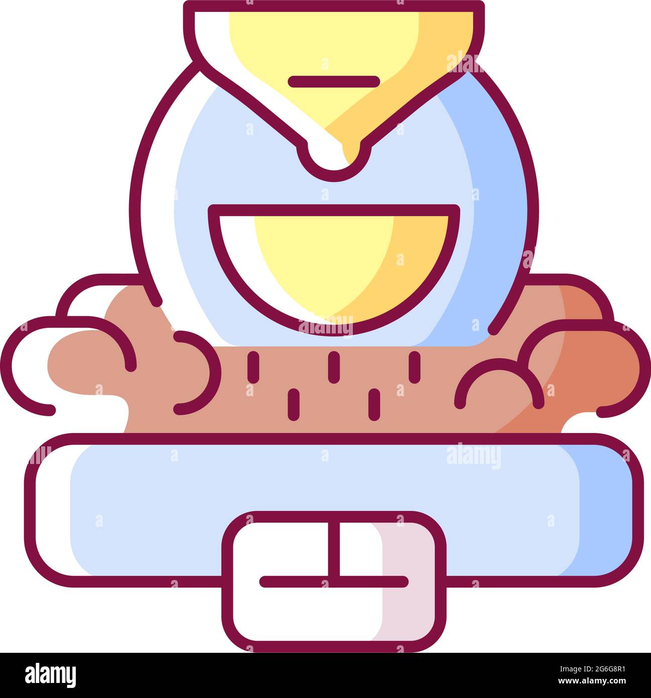 Coffee roaster RGB color icon Stock Vector Image & Art - Alamy