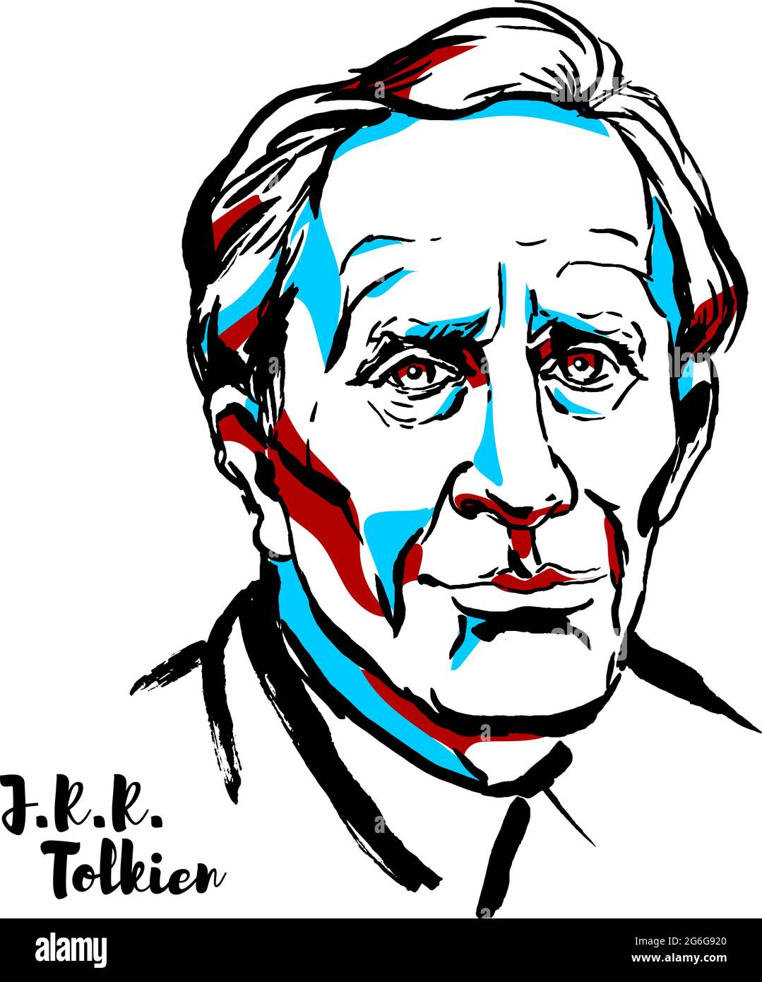 J j r tolkien Stock Vector Images - Alamy