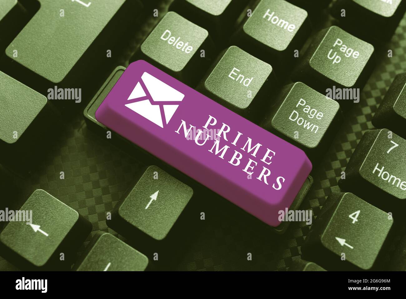 Text caption presenting Prime Numbers. Conceptual photo a positive ...