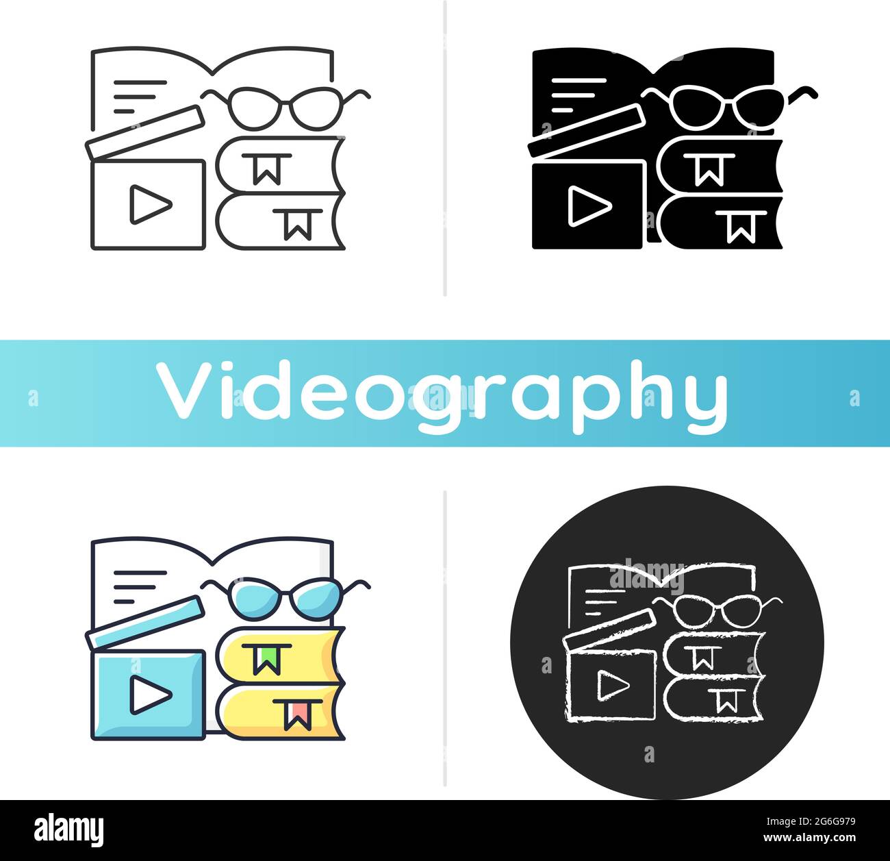Book review videos icon Stock Vector Image & Art - Alamy