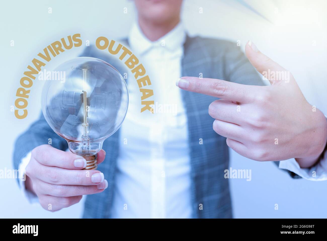 Text showing inspiration Coronavirus Outbreak. Business idea infectious ...