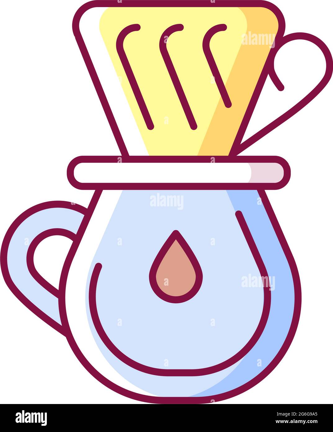 Coffee brew method drip Cut Out Stock Images & Pictures - Alamy