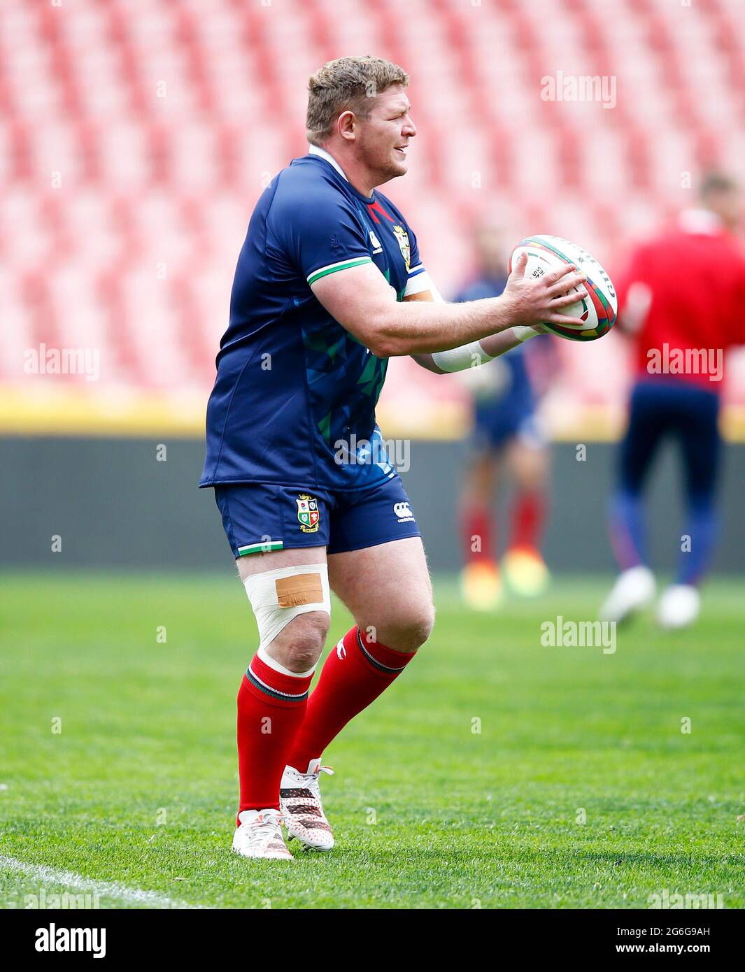 British and Irish Lions' Tadhg Furlong during the captains run Emirates ...