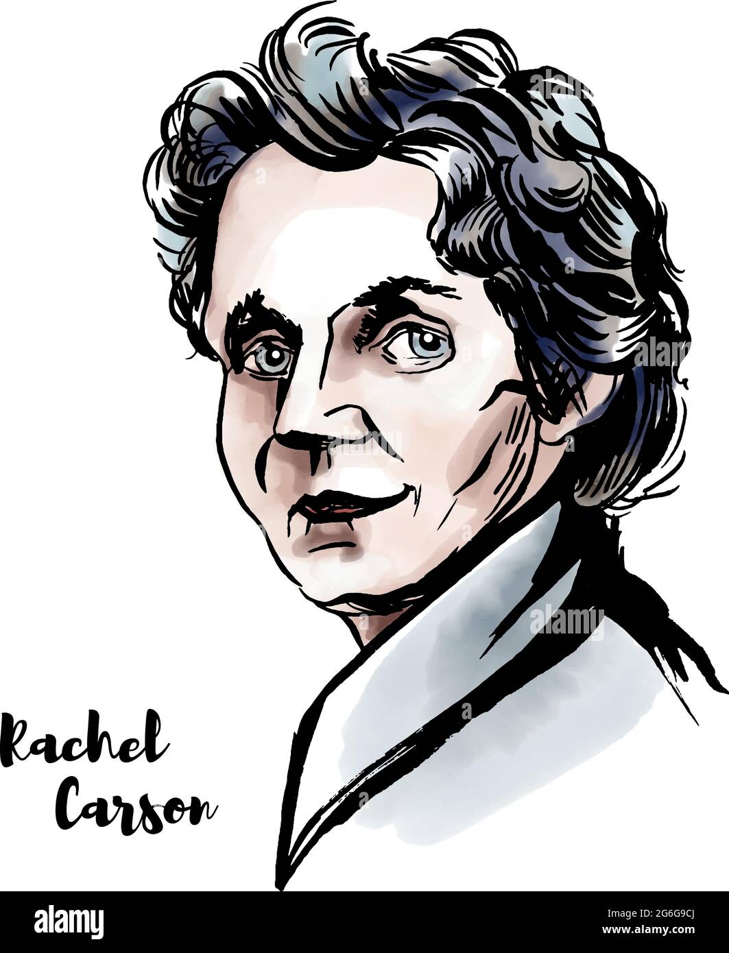 Rachel louise carson Stock Vector Images - Alamy