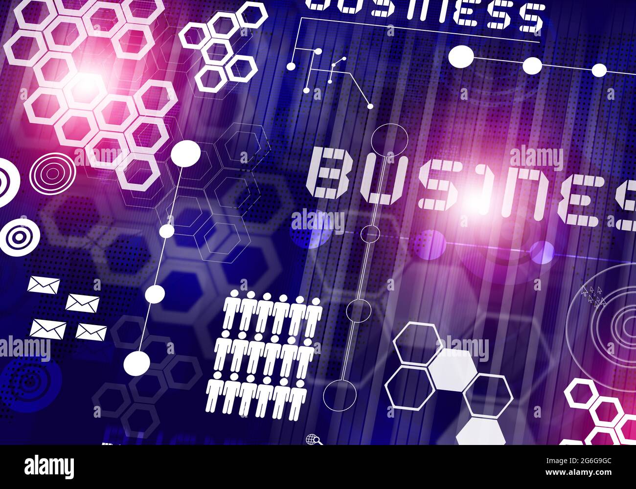 Digital technology in business Stock Photo - Alamy