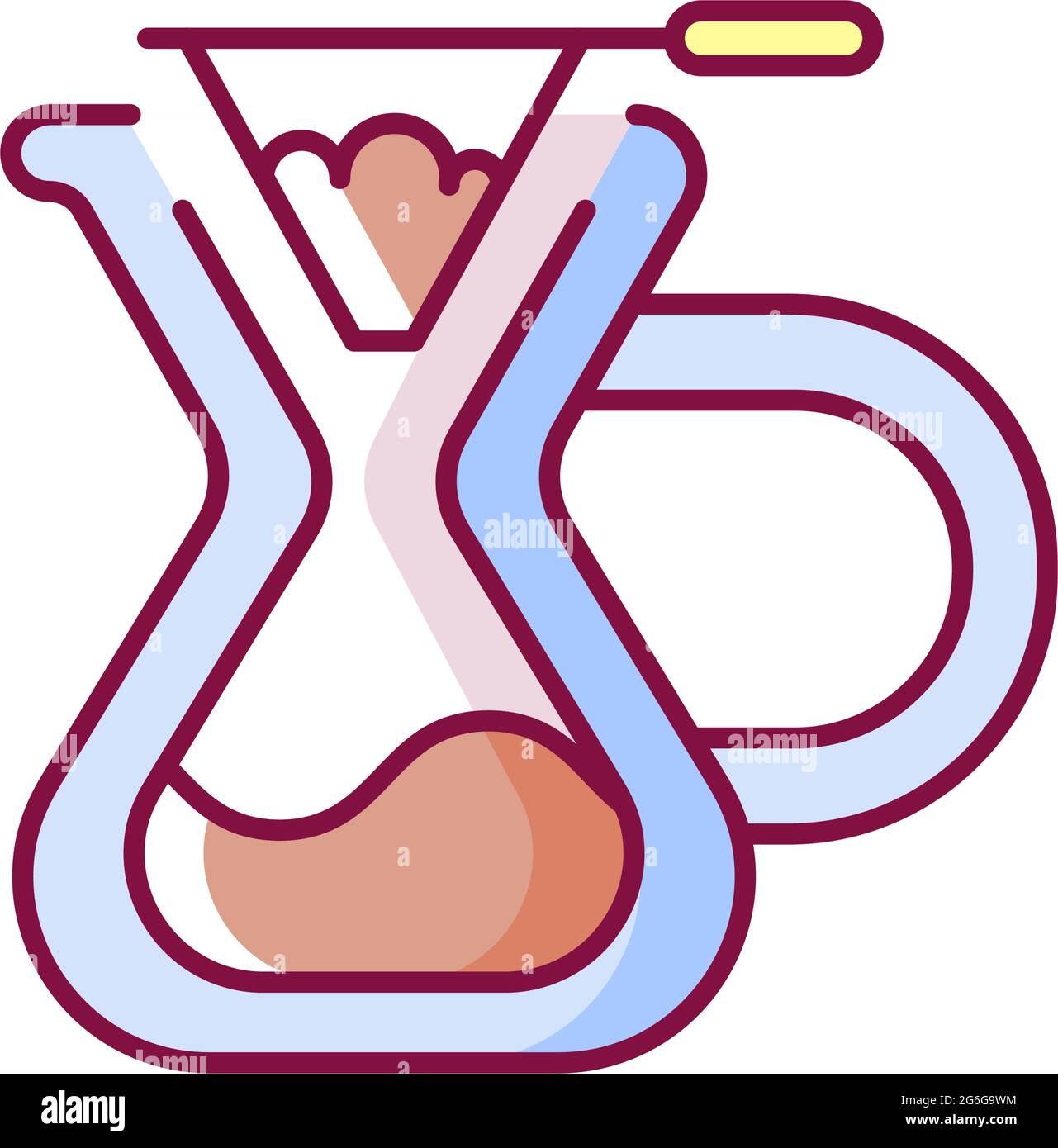 Pour over method Stock Vector Images - Alamy