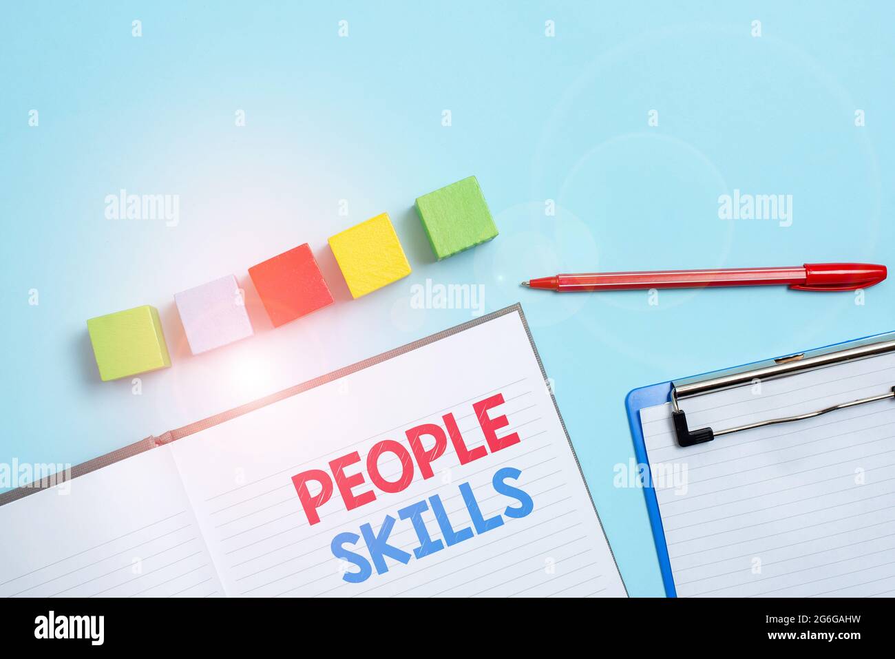 Text caption presenting People Skills. Business showcase Get Along well ...