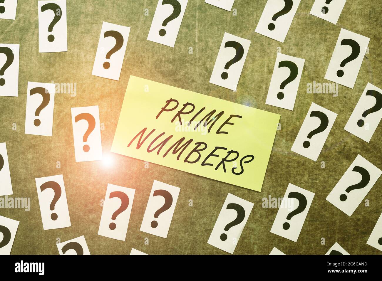 Hand writing sign Prime Numbers. Business idea a positive integer ...