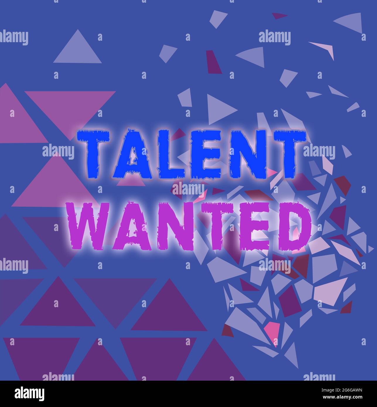 Conceptual caption Talent Wanted. Business idea method of identifying ...