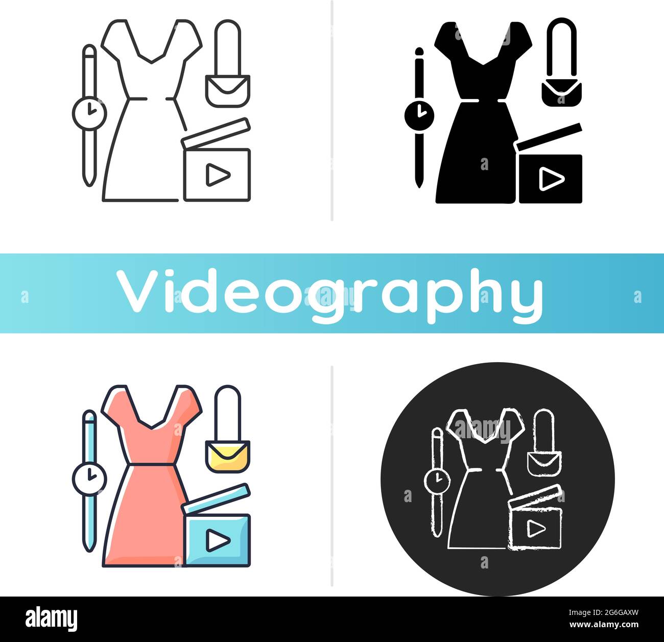 Fashion blog concept white Stock Vector Images - Alamy