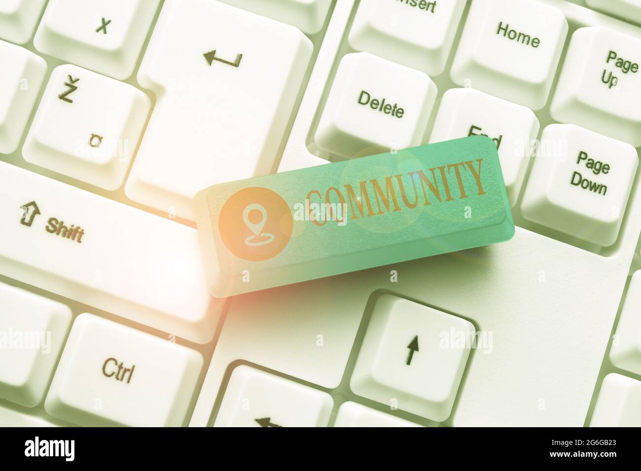 Inspiration showing sign Community. Word Written on group of showing ...