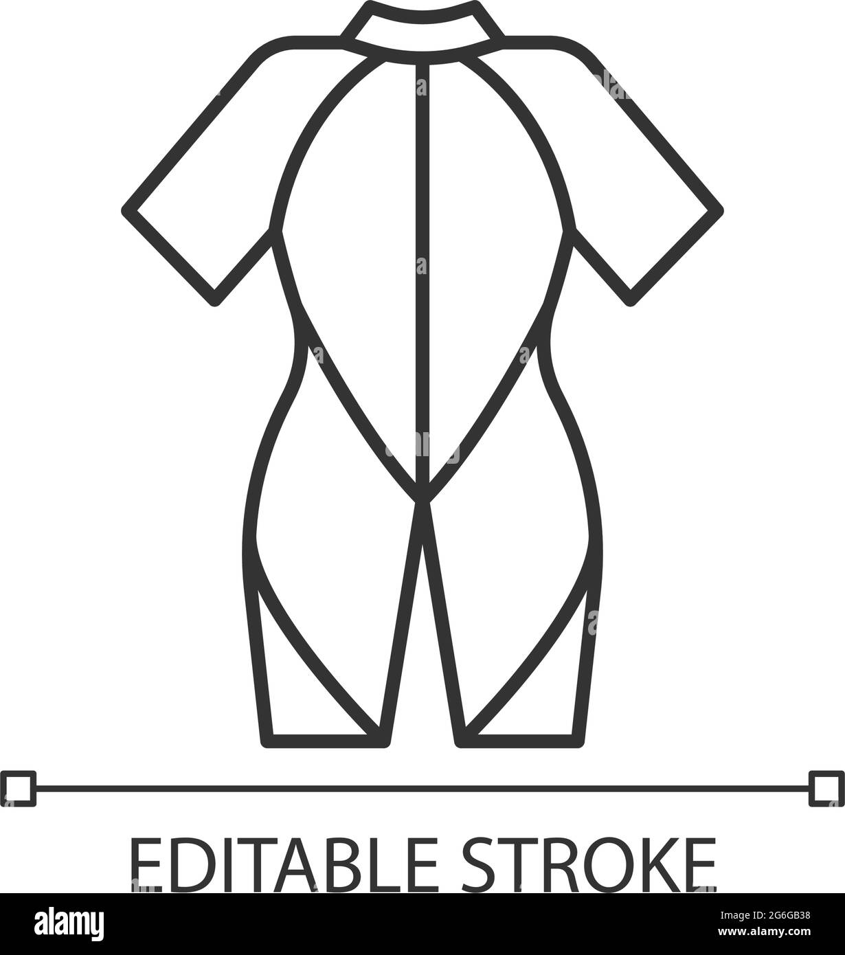 Wetsuit linear icon Stock Vector Image & Art - Alamy