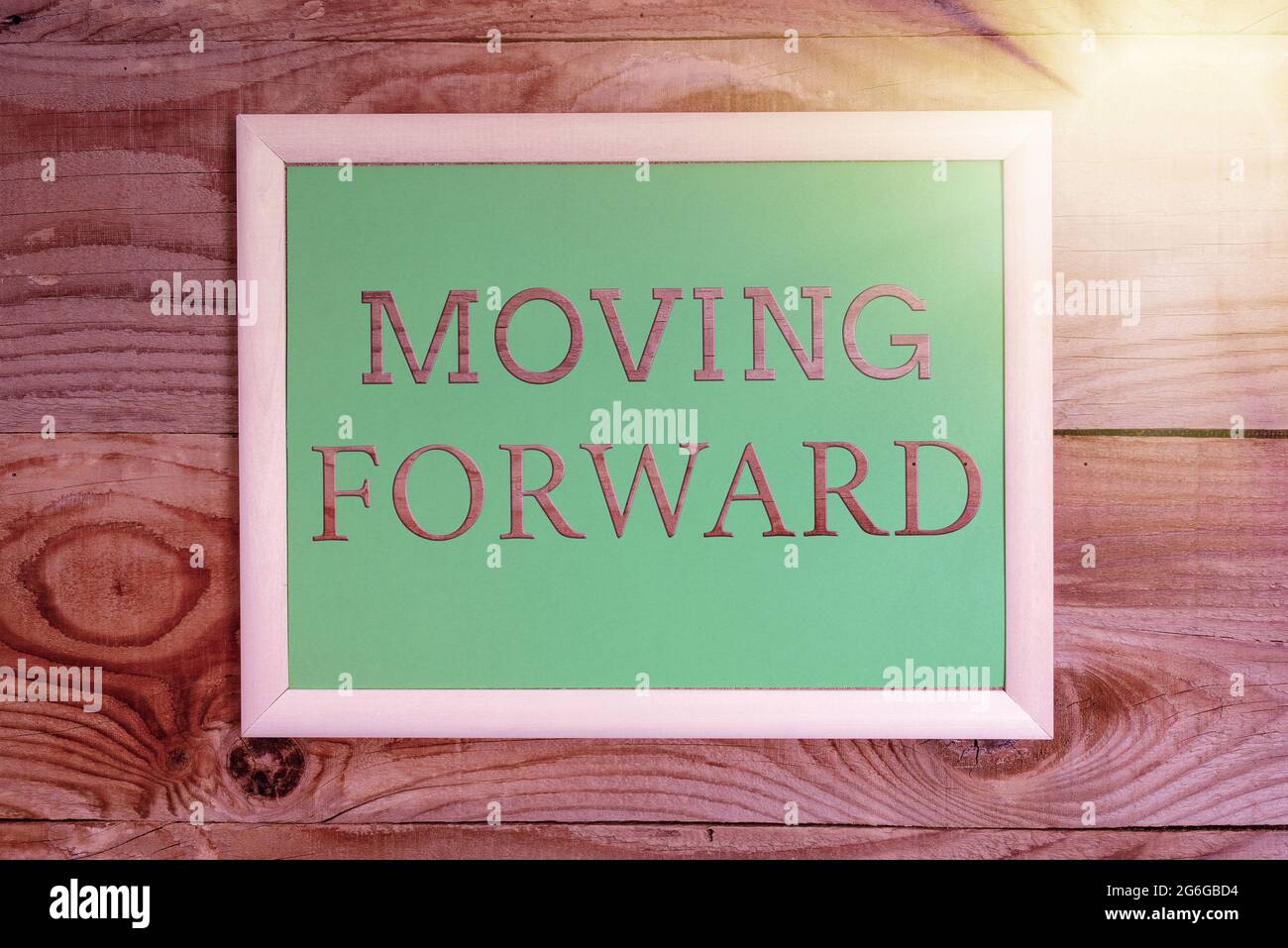 Text showing inspiration Moving Forward. Word for Towards a Point Move ...