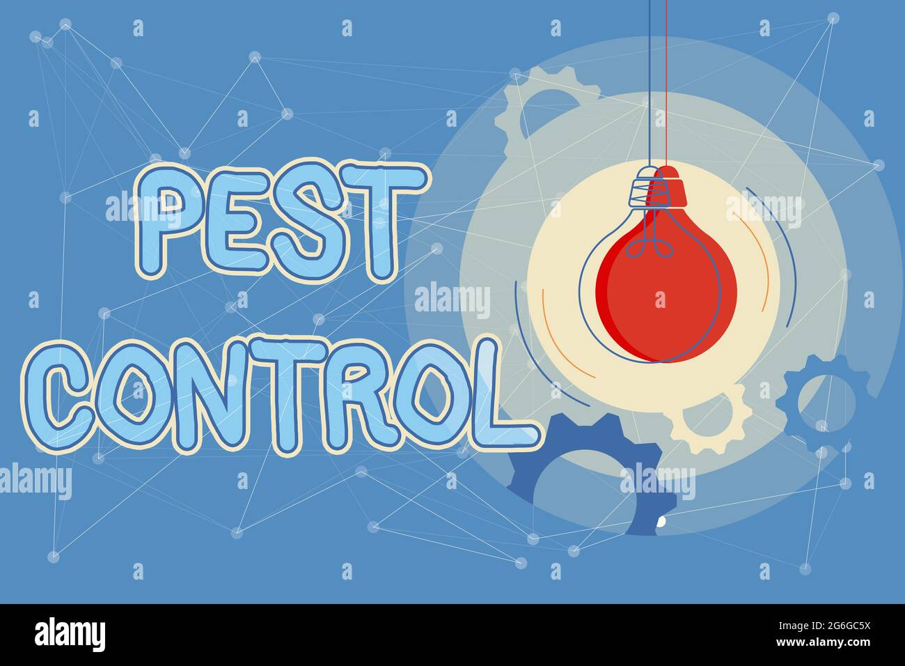 Text caption presenting Pest Control. Business approach Killing ...