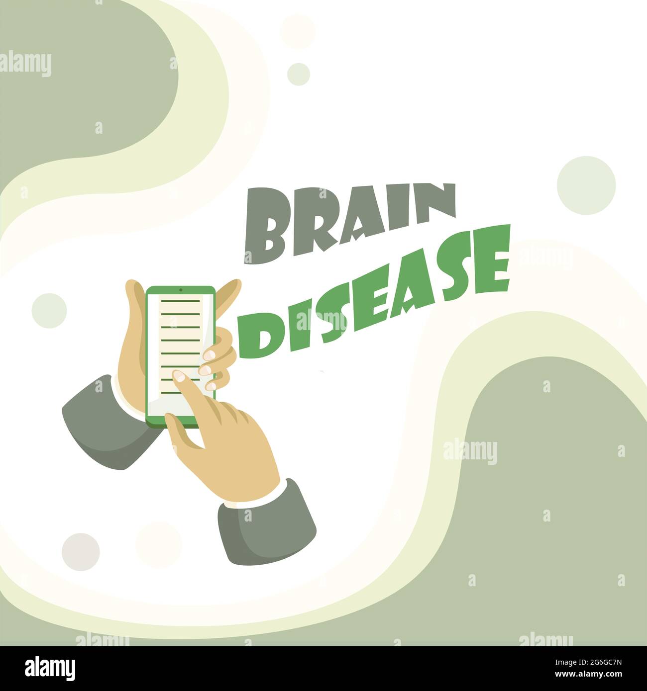 Text showing inspiration Brain Disease. Internet Concept a neurological ...