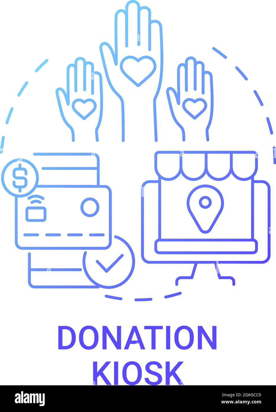 Digital donation terminal hi-res stock photography and images - Alamy