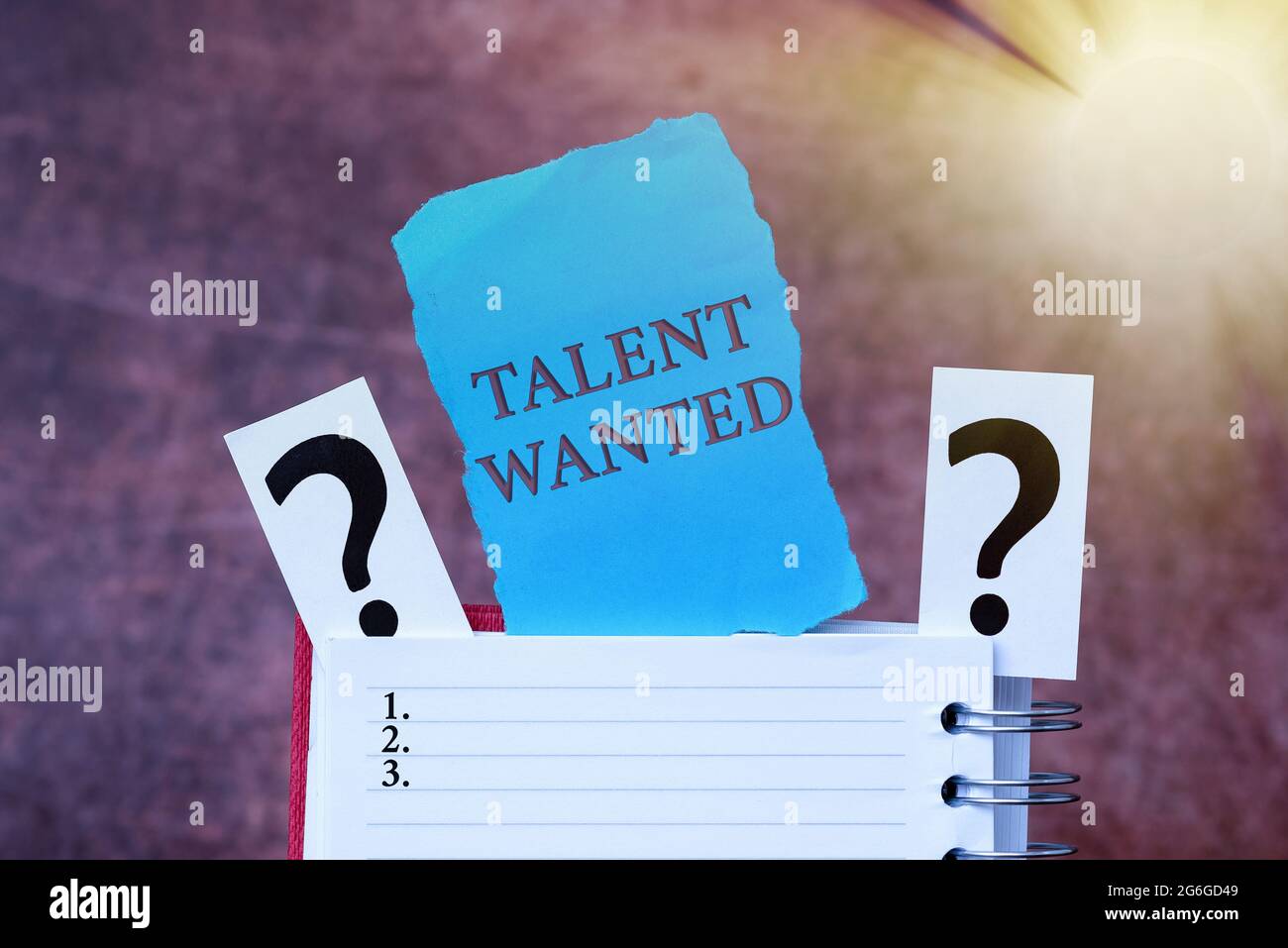 Text caption presenting Talent Wanted. Business showcase method of ...