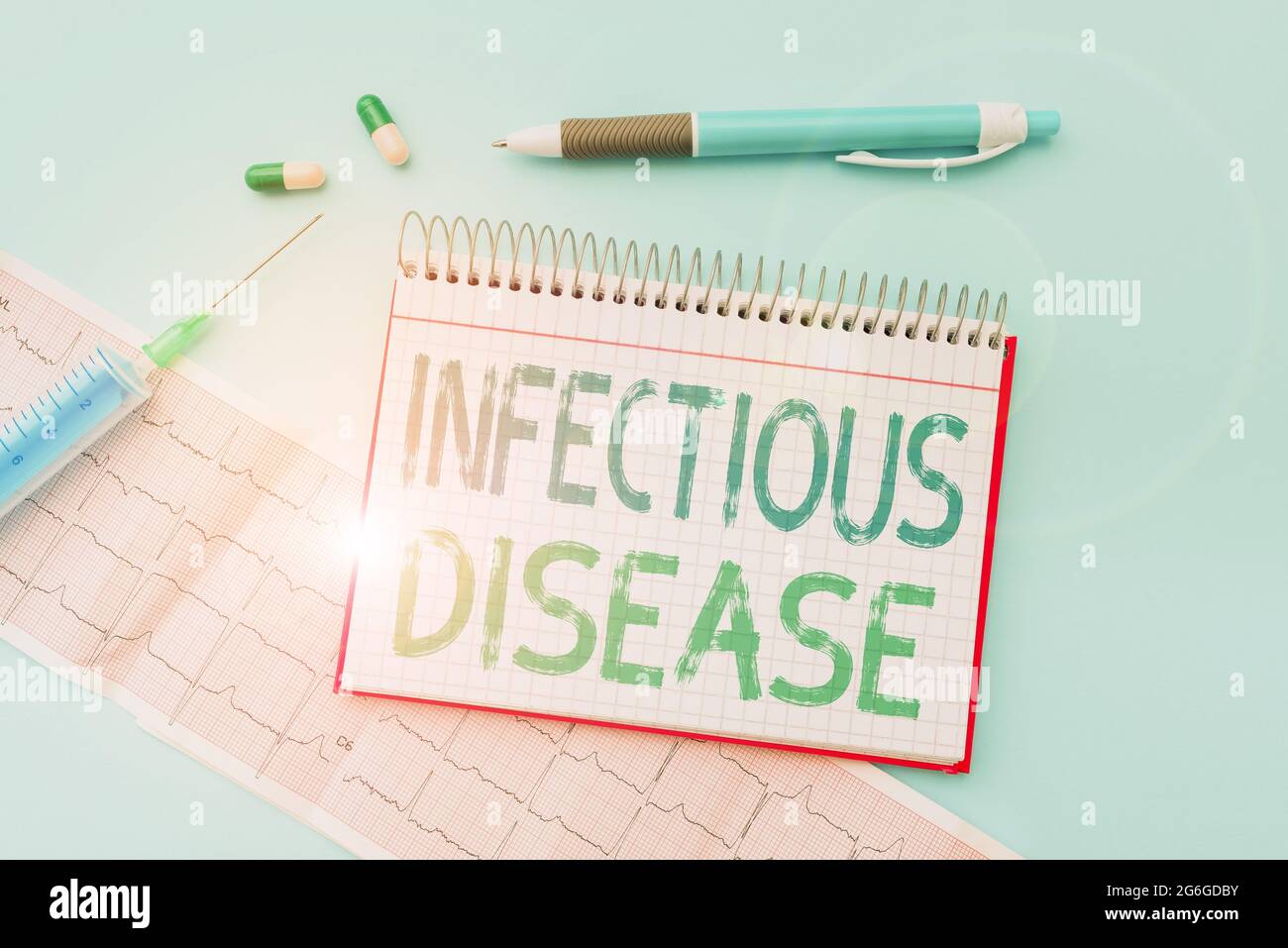 Text showing inspiration Infectious Disease. Business approach caused ...