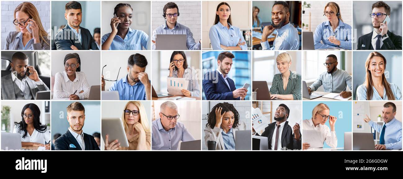 Set various people expressing hi-res stock photography and images - Alamy