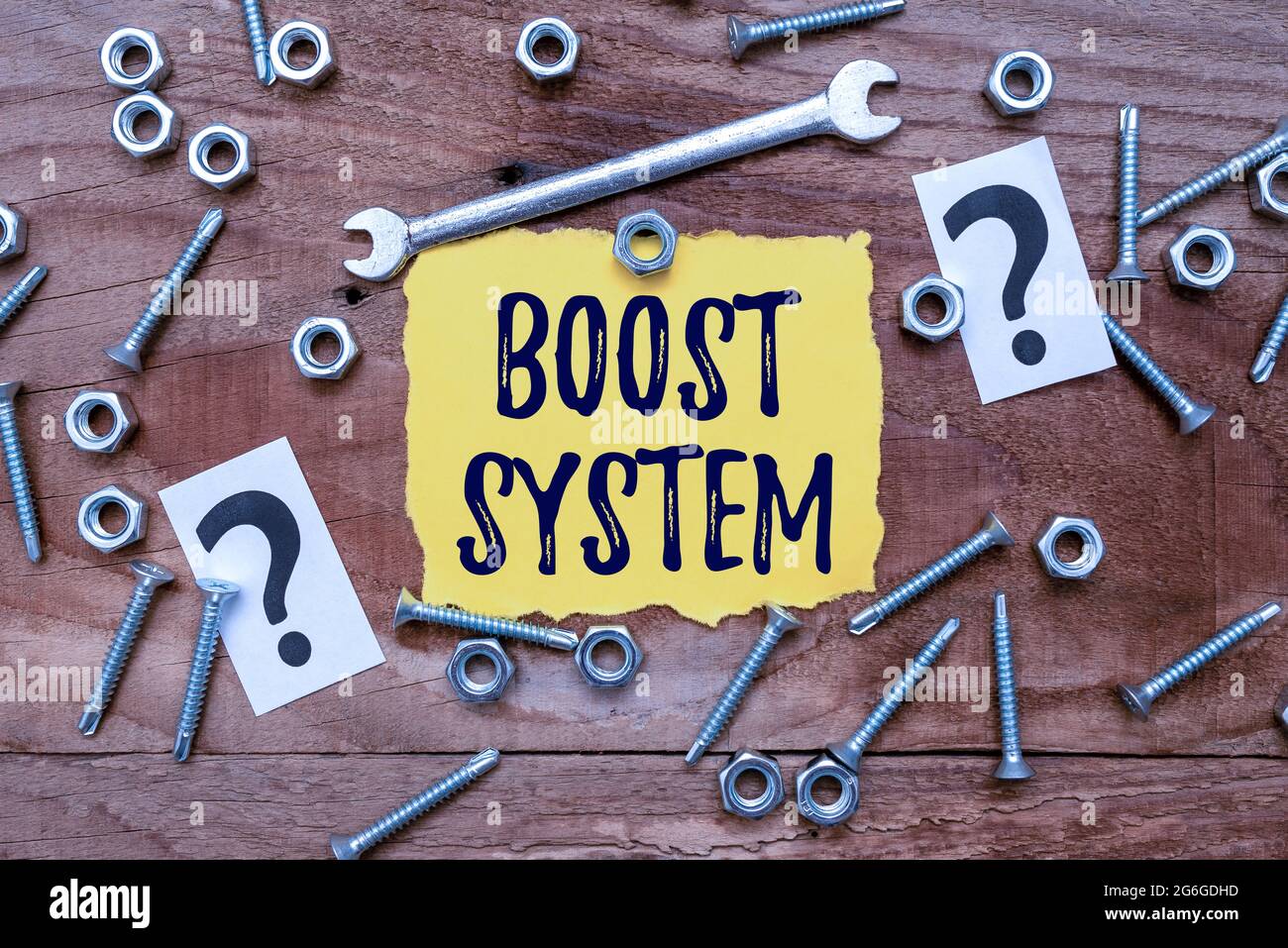 Hand writing sign Boost System. Word Written on Rejuvenate Upgrade ...