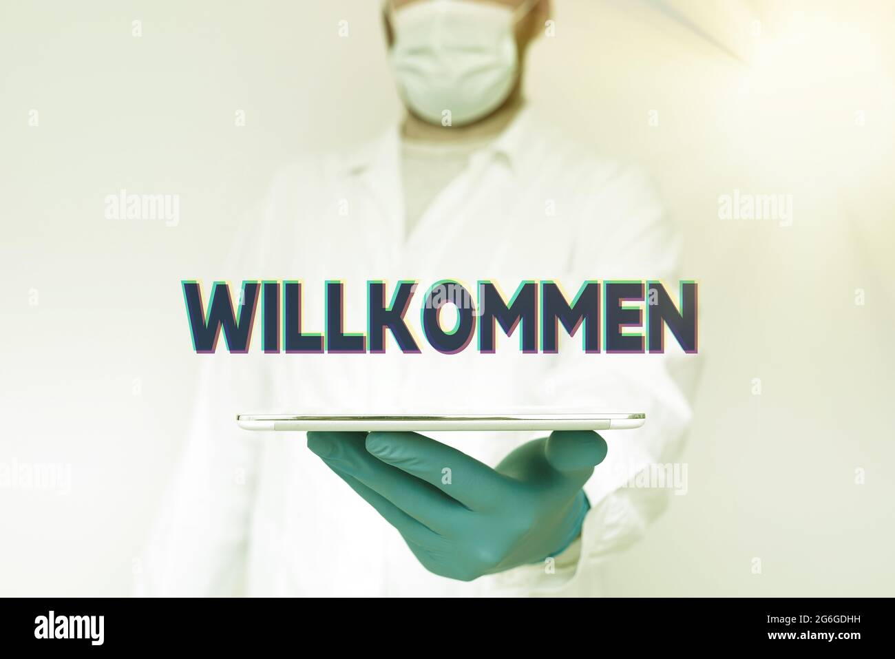 Conceptual caption Willkommen. Business overview welcoming showing ... Conceptual caption Willkommen. Business overview welcoming showing ...