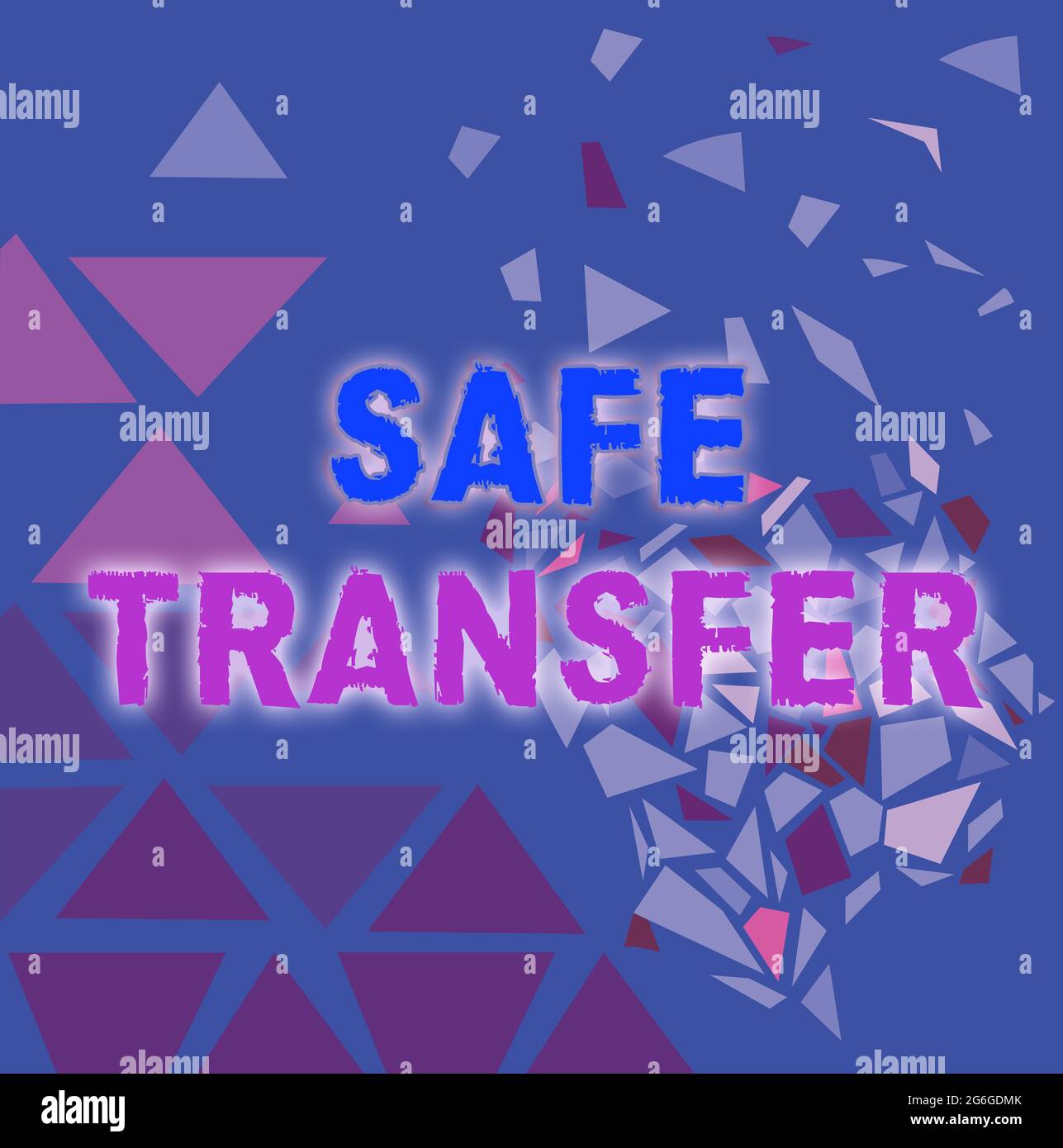 Writing displaying text Safe Transfer. Conceptual photo Wire Transfers ...