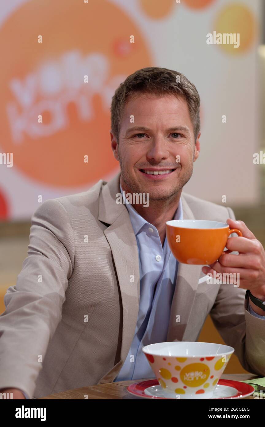 Duesseldorf, Germany. 06th July, 2021. Florian Weiss, host of the ZDF ...