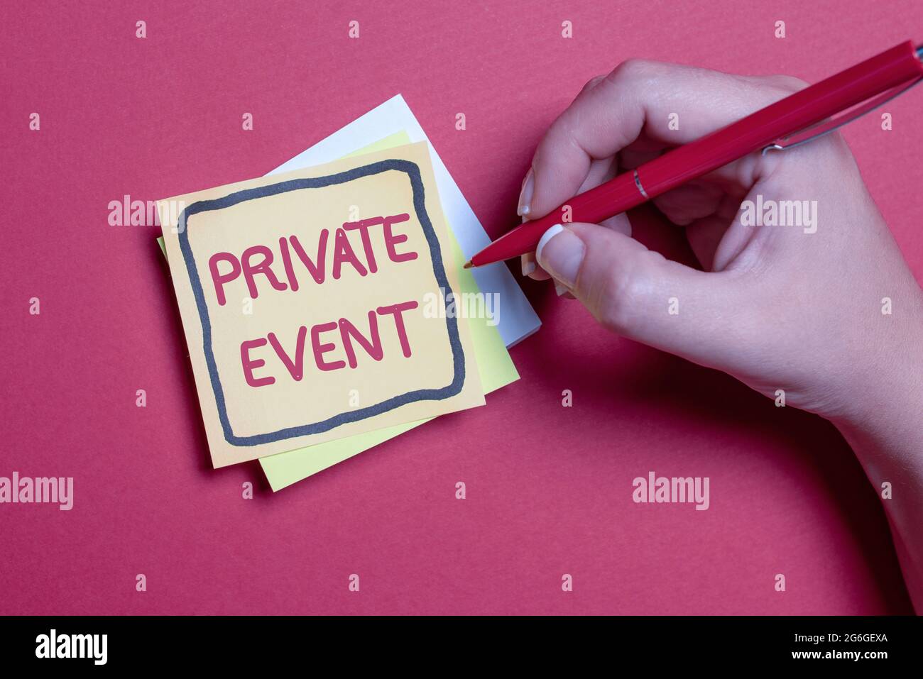 Sign displaying Private Event. Conceptual photo Exclusive Reservations ...