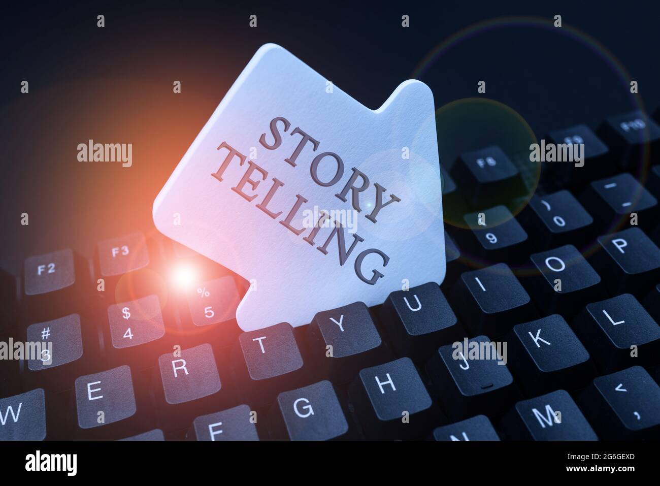 Hand writing sign Story Telling. Concept meaning narrative style of ...