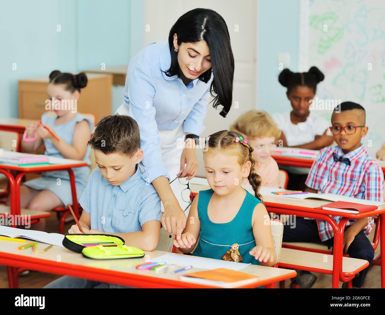 Modern Classroom Students