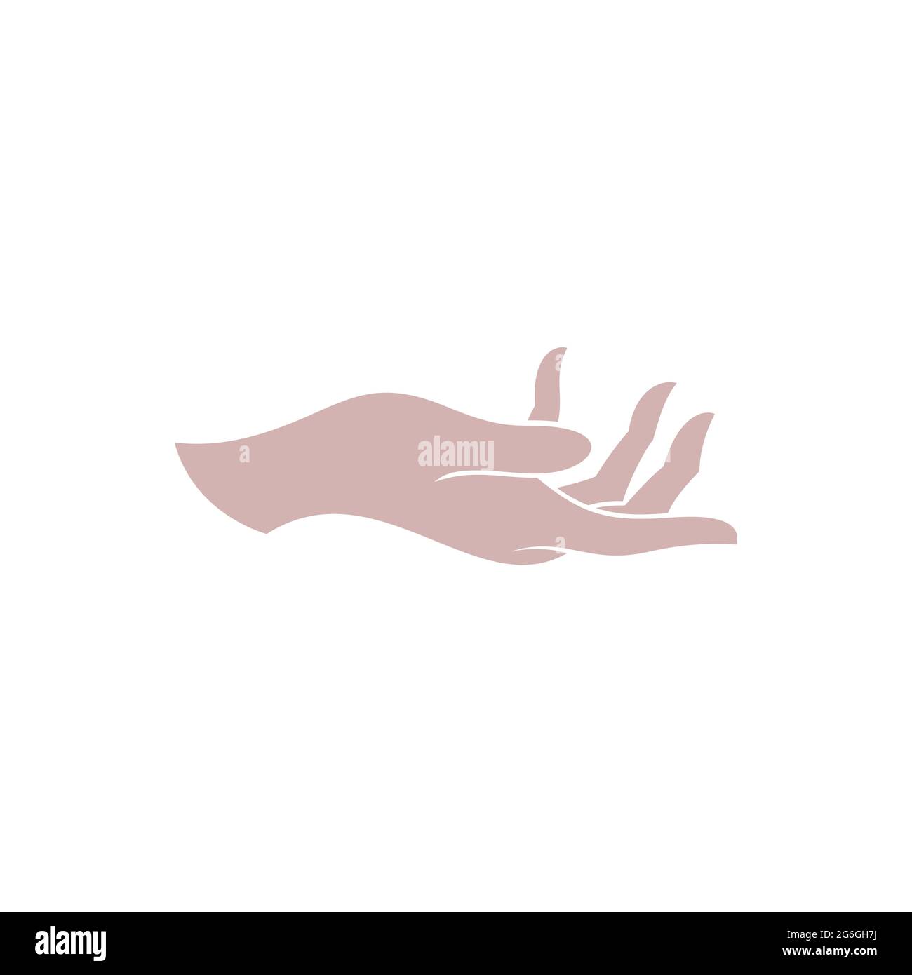 Elegant female hands in beautiful setting, Logo, Icon, Symbol ...