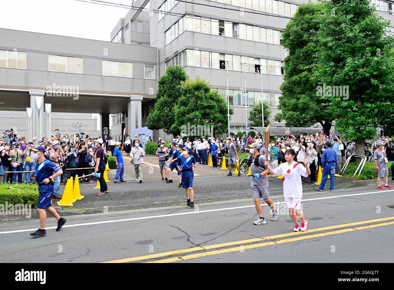 Wako City, Saitama Prefecture, Japan. 6th July 2021. A local ...